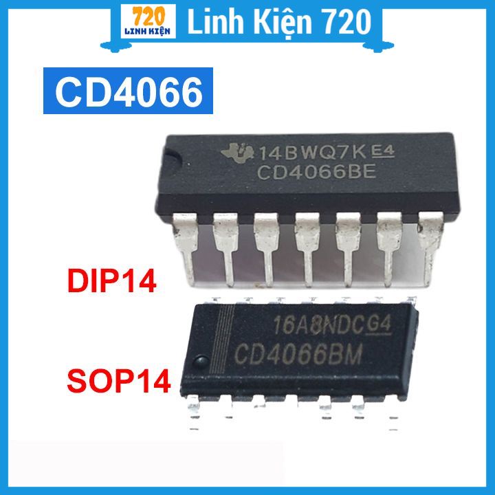 CD4066 SOP14/DIP14 điện áp 3-18V | Shopee Việt Nam