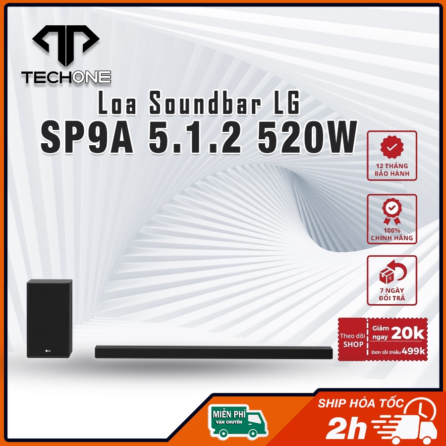 Loa Soundbar LG SP9A 5.1.2 520W Hires Audio Và SC9S 400W 3.1.3ch - Mới ...