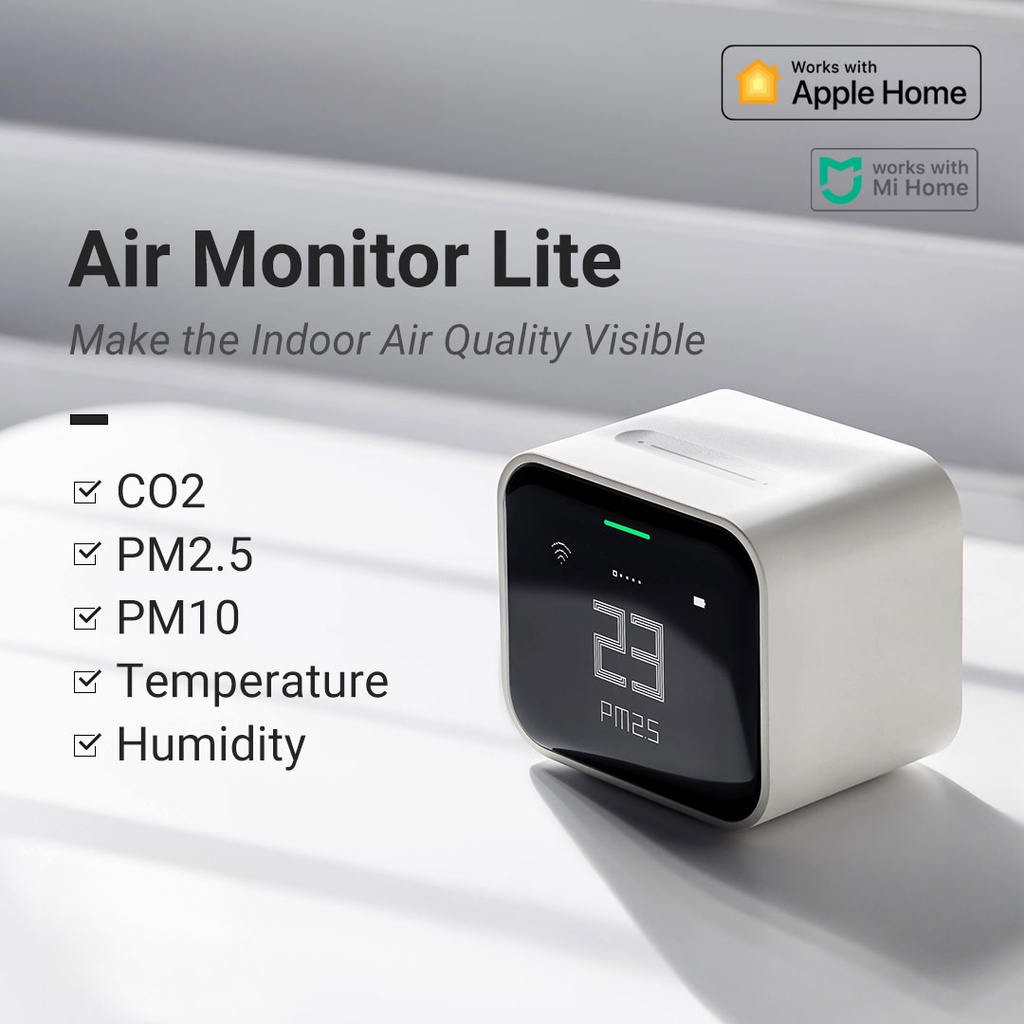 Xiaomi Youpin Air Monitor Qingping 5in1 Apple HomeKit Máy theo dõi chất ...