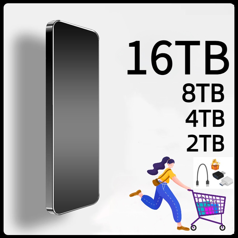 Ổ Cứng Ngoài ssd 30tb 16tb / 8tb 4tb / 2tb / 1tb type c usb 3.0 | Shopee Việt Nam