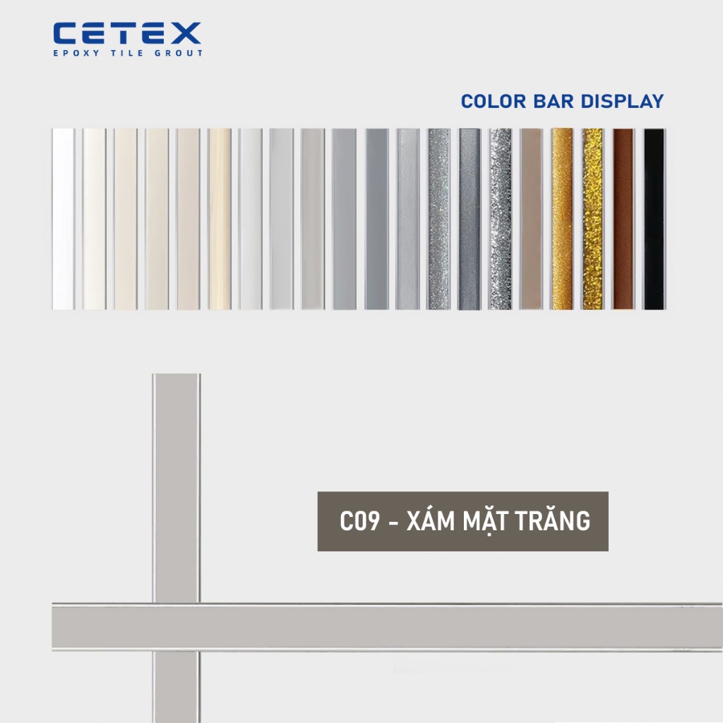 Keo chà ron 2 thành phần, keo chít mạch gạch epoxy chống thấm, bám bẩn ...