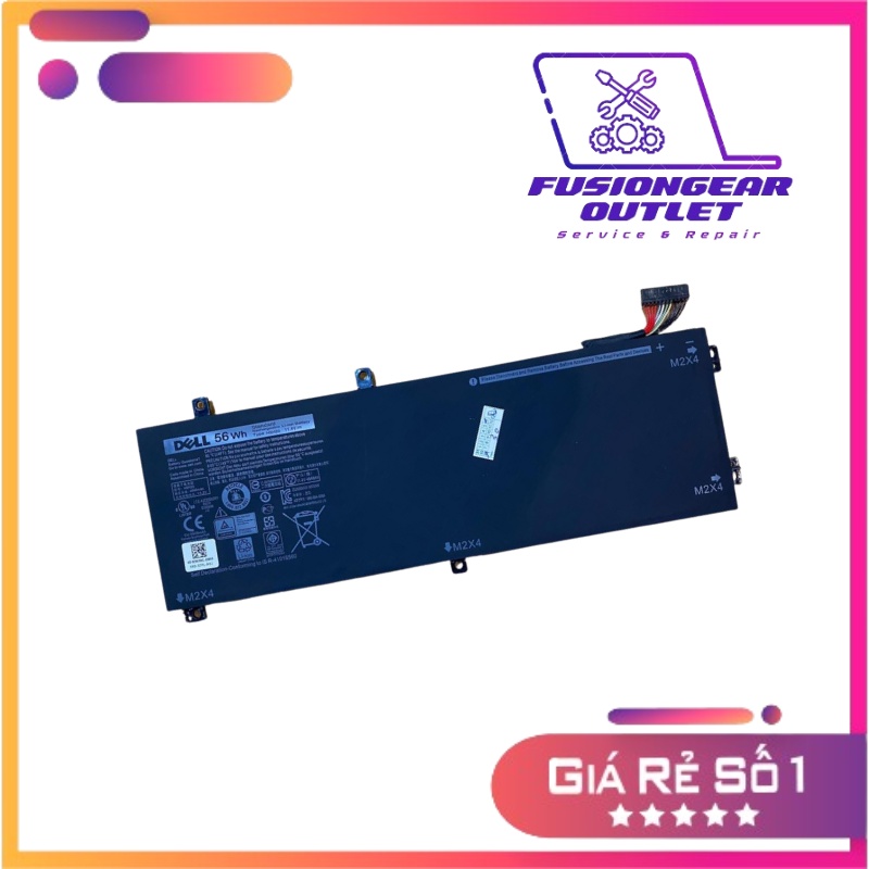 Pin Zin Laptop Dell XPS 15 9560, Precision 5520, Inspiron 15 7590 7591 ...