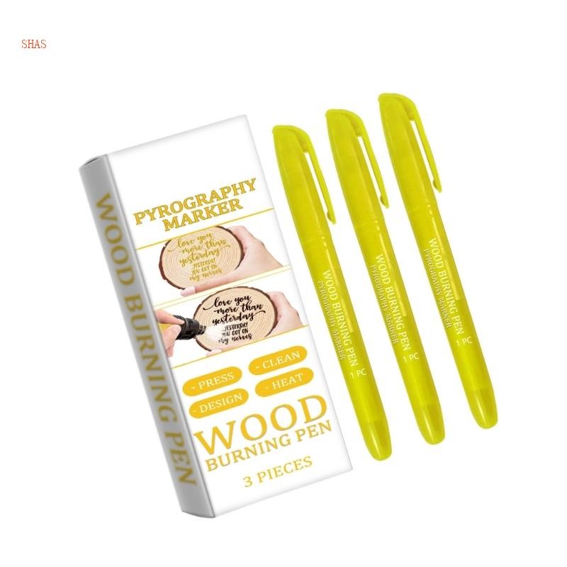 Shas 3 Bút Đốt Bút Pyrography Marker Đốt Bút Đánh Dấu Dễ Sử Dụng ...