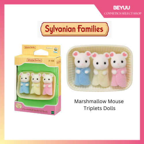 Búp bê Sylvanian Families [Marshmallow Mouse Triplets] 【Trực tiếp từ Nhật Bản】 | Shopee Việt Nam