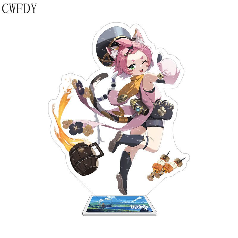 Mô hình Standee Game Genshin Impact Arcylic Stand Figure Hutao Ganyu ...