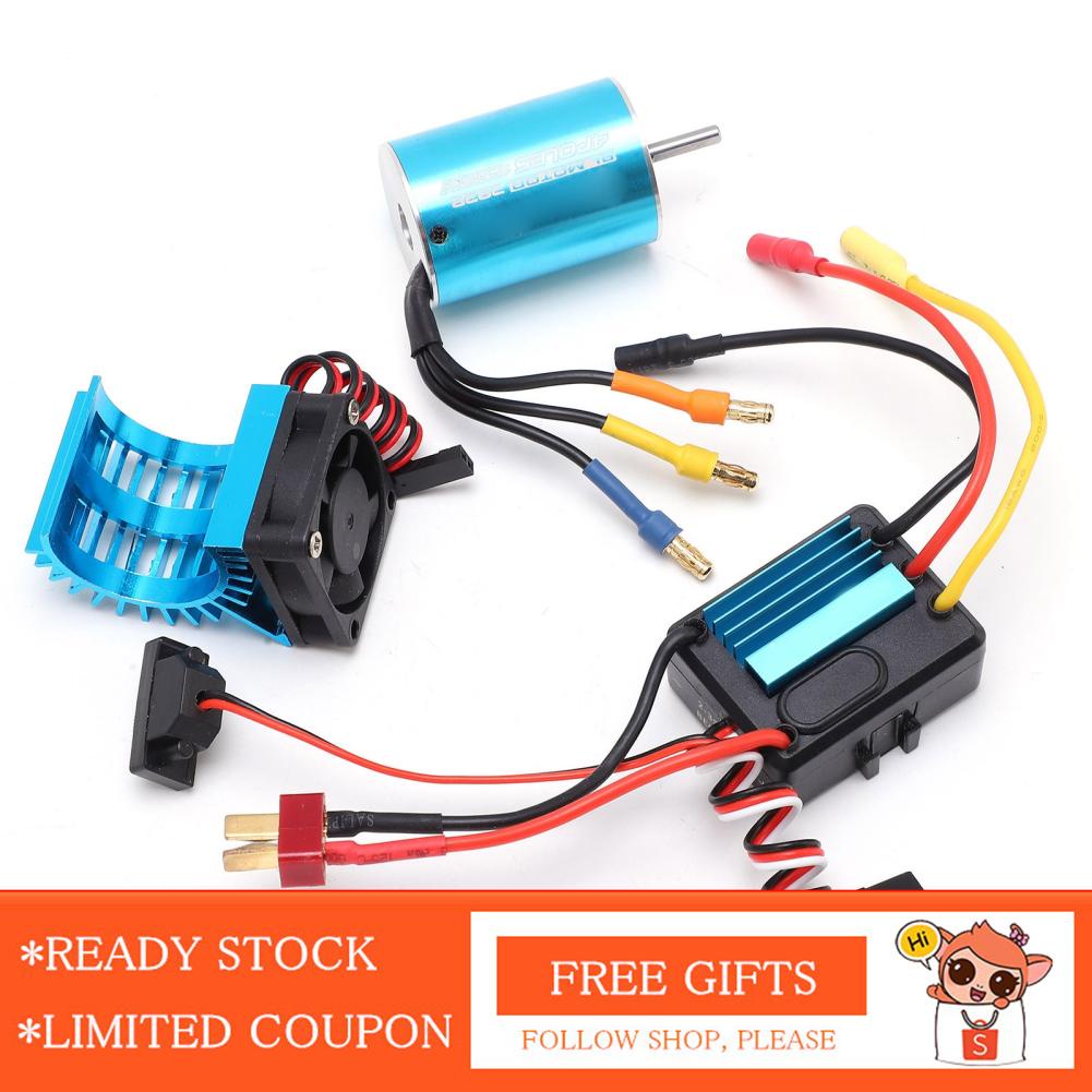 Nea RC Brushless Motor Set 12 Slot Sensorless 4 Pole 2838 4500KV with ...
