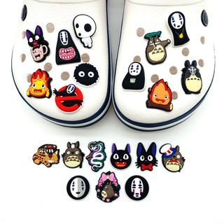 Hoạt Hình Mèo Lửa Jibbits Crocs Totoro Anime Jibitz Charm No Face Shoe ...