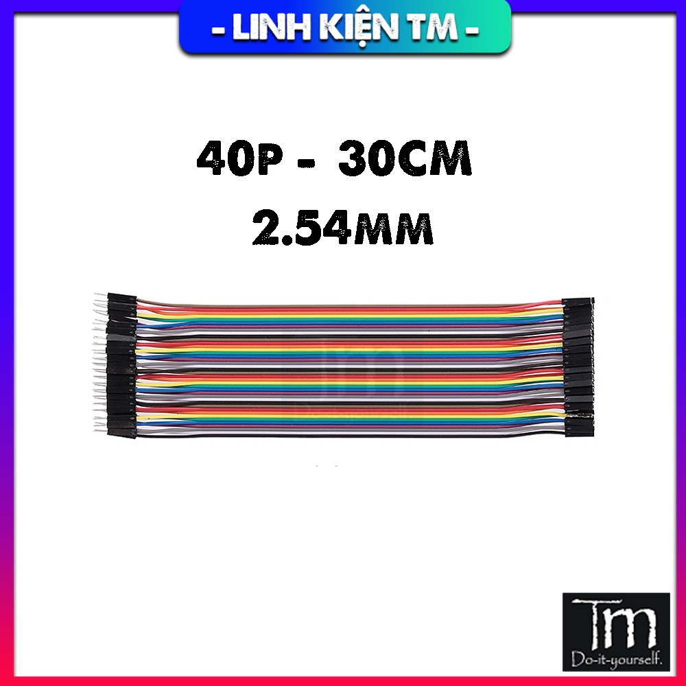 Dây cắm Board Test 40P dài 30Cm 2.54mm đực-cái | Shopee Việt Nam