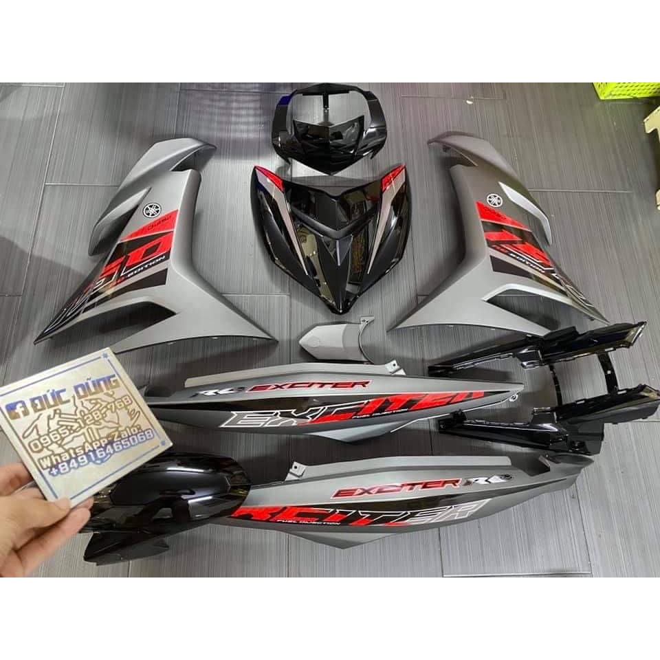 Dàn áo Ex 150 đen xám tem dán sẵn | Shopee Việt Nam