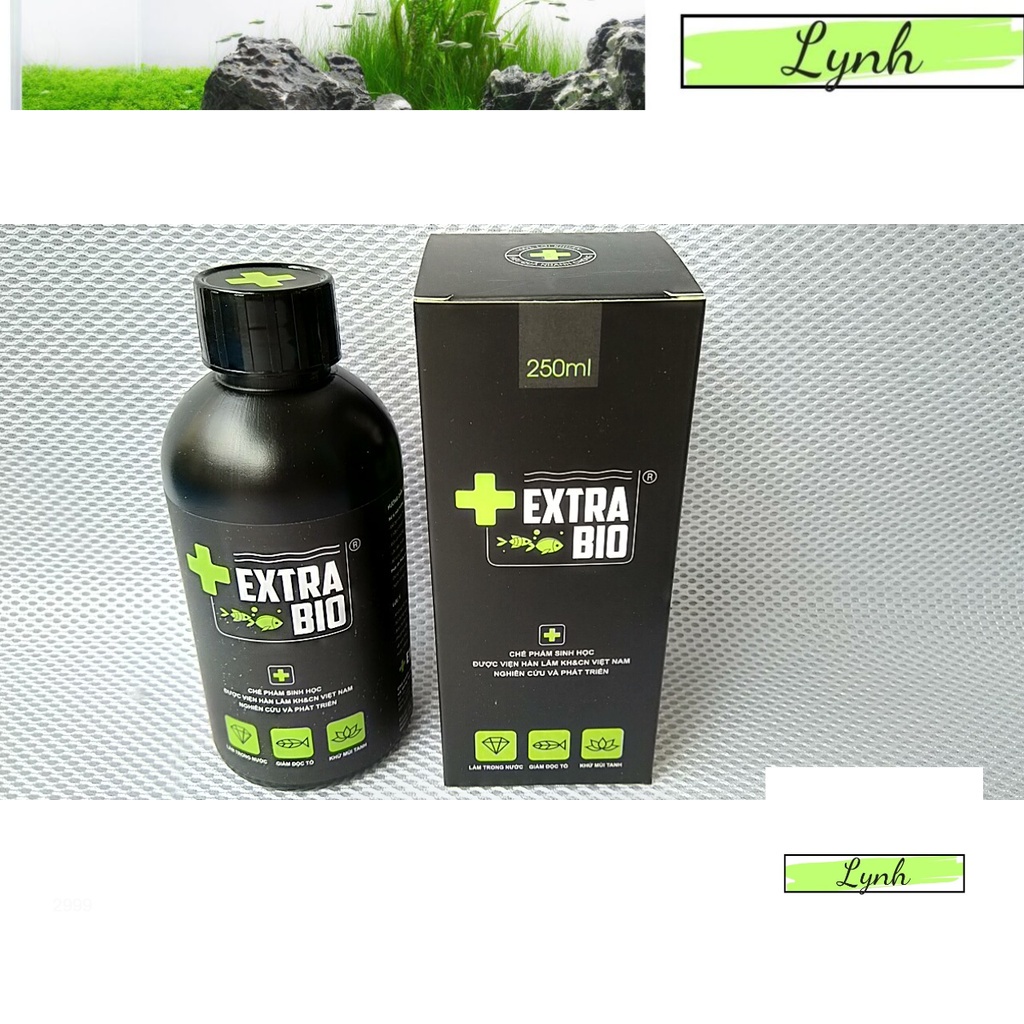 Men vi sinh Extra bio chai 250ml dùng cho bể cá. | Shopee Việt Nam