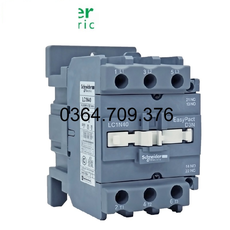 Schneider điện easypact d3n 3-ploe contactors lc1n40 1NC & 1NO 50Hz lc1n40b5n lc1n40cc5n ...