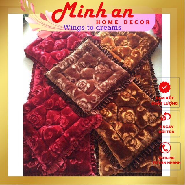 Bộ 3 Đệm Lót Ghế Sofa Ghế Gỗ Cao Cấp MINHAN HOMDECOR Sang Trọng - Đệm ...