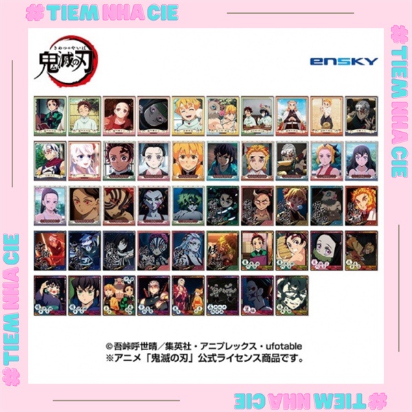 [Tiệm nhà Cie] [SẴN] Thẻ nhân phẩm KNY KIMETSU NO YAIBA Thanh Gươm Diệt ...