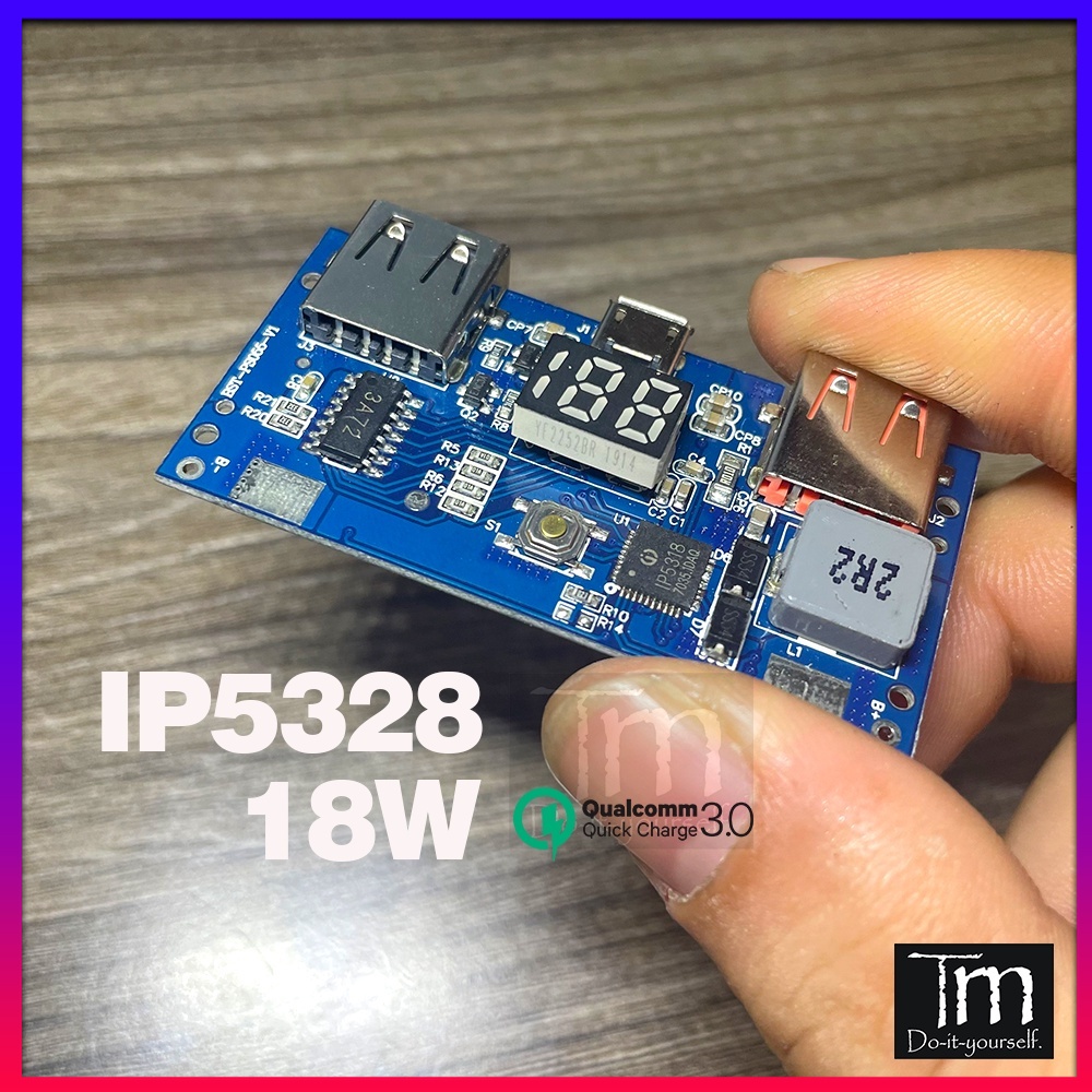 Mạch Sạc Dự Phòng Sạc Nhanh 18W IP5328 | Shopee Việt Nam