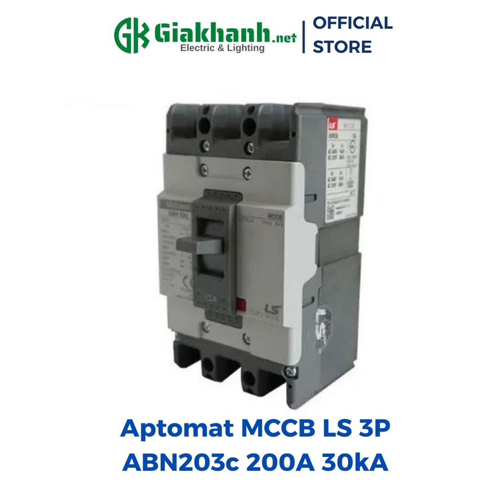 Aptomat MCCB LS 3P ABN203c 200A 30kA | Shopee Việt Nam
