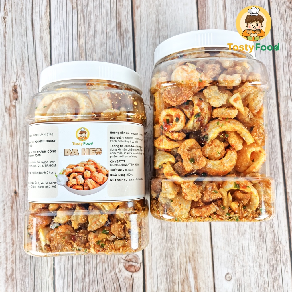 Da Heo Tóp Mỡ| Giòn tan thích mê - Hũ 350g/700g đồ ăn vặt | Shopee Việt Nam