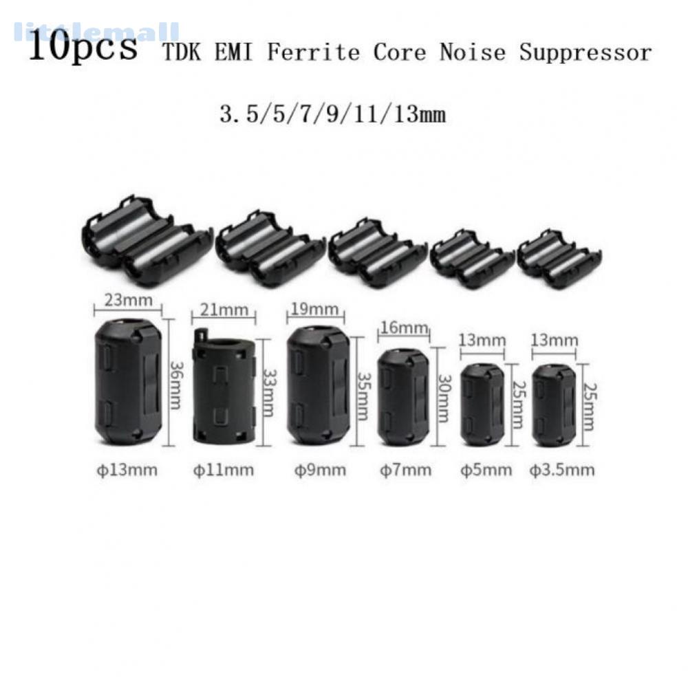10xTDK Ferrite Core / Vòng lọc ức chế / Kẹp cáp trên dây RFI EMI ...