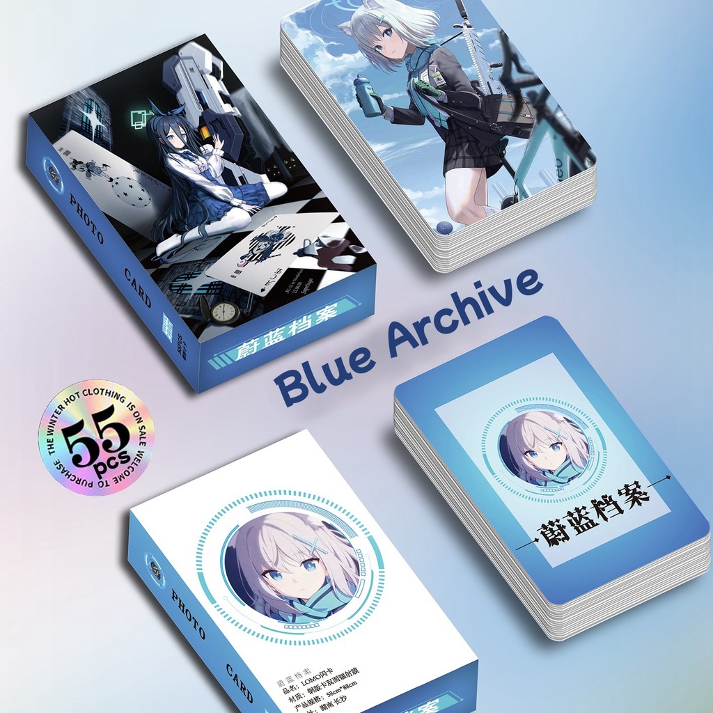 50-55 Chiếc Manhwa Game Identity V Blue Archive Laser Holographic Lomo ...
