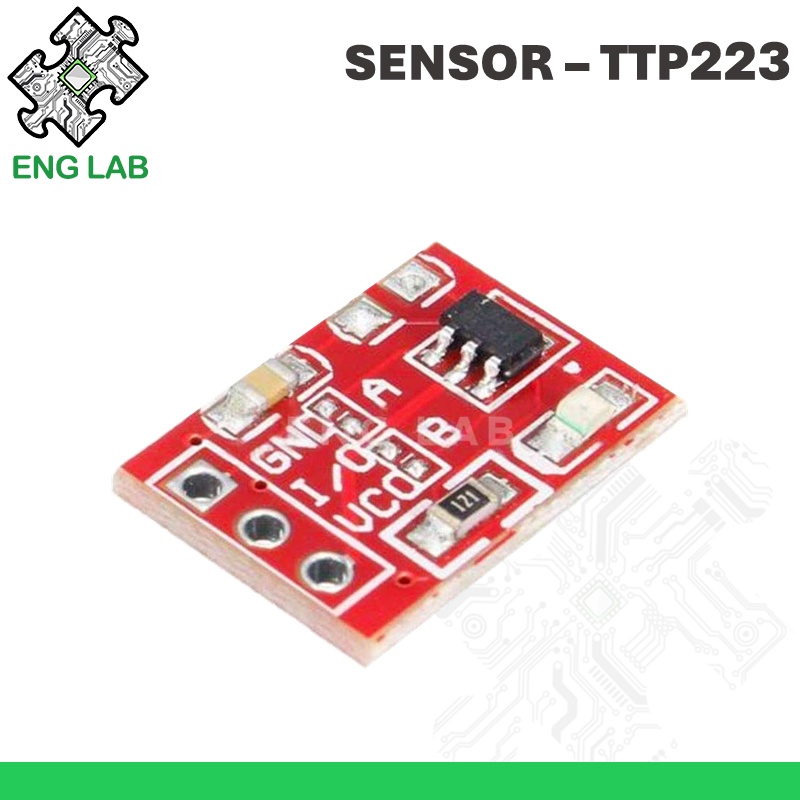 ENGLAB★TTP223 Mô-đun cảm biến cảm ứng điện dung Nút phát hiện cảm ứng ...