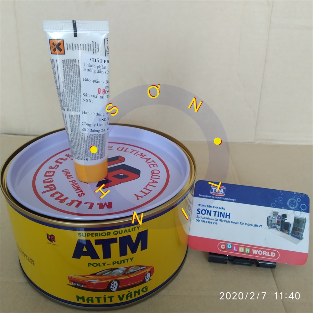Bộ bả matit ATM vàng 1kg (Bả trét) | Shopee Việt Nam