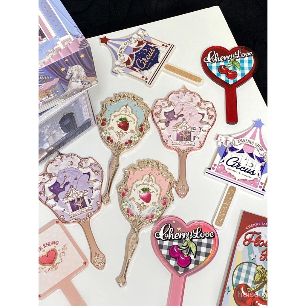 Mirror peripheral handheld mirror cosmetic mirror one-angle circus hand ...