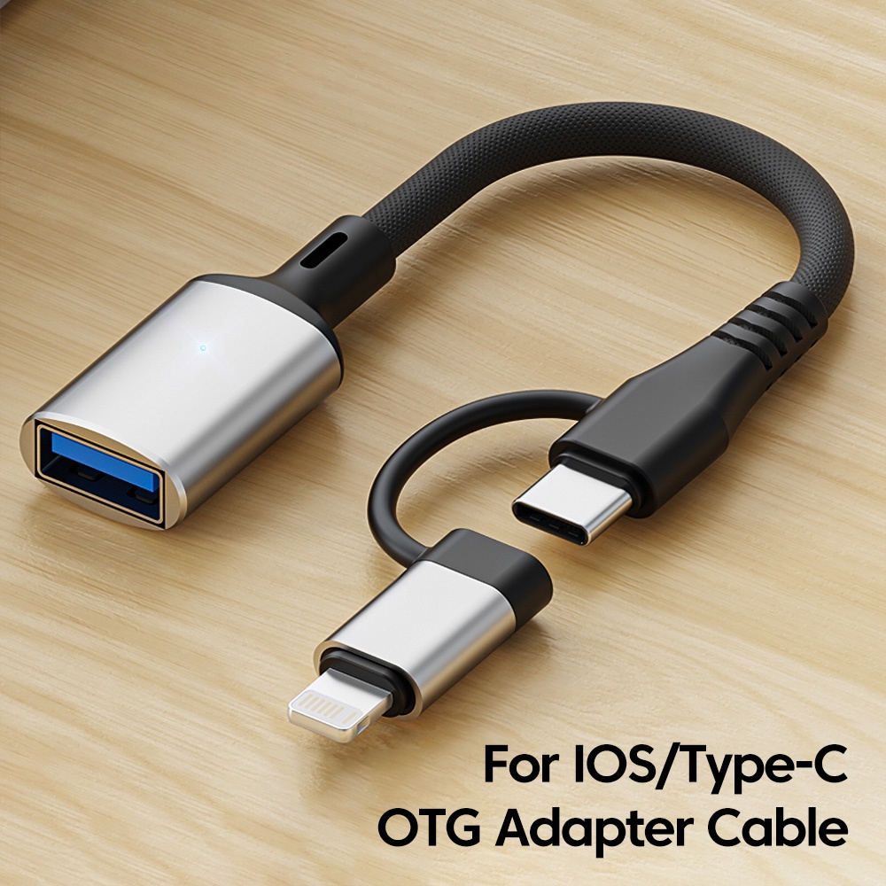 Đầu Đọc Thẻ Nhớ OTG TYPE-C 2 Trong 1 Cho Android | Shopee Việt Nam