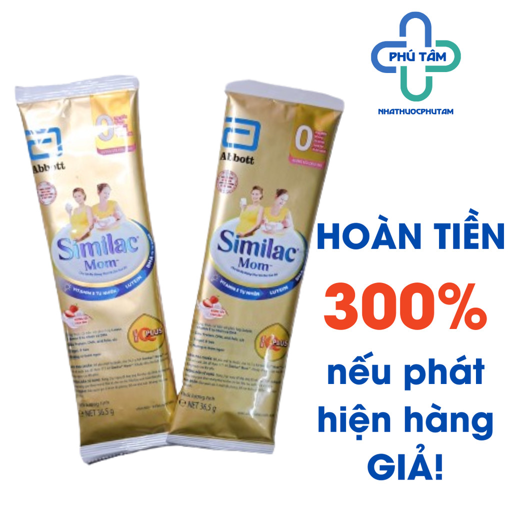 Sữa gói Similac Abbott Mom dành cho bà bầu - Hàng sample 36,5g | Shopee ...