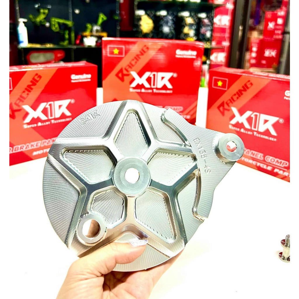 [Chính hãng] _ Má Đùm Nhôm X1R CNC lắp cho EX2010, SIRIUS, WAVE, FUTURE ...