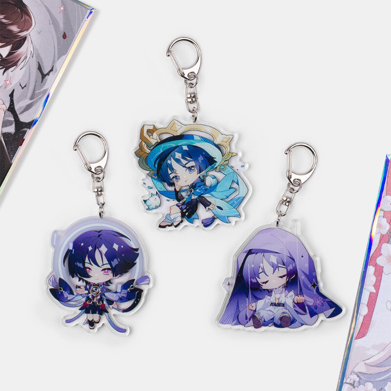 Móc khoá Kunikuzushi Scaramouche Wanderer Anime Keychain Genshin Impact ...