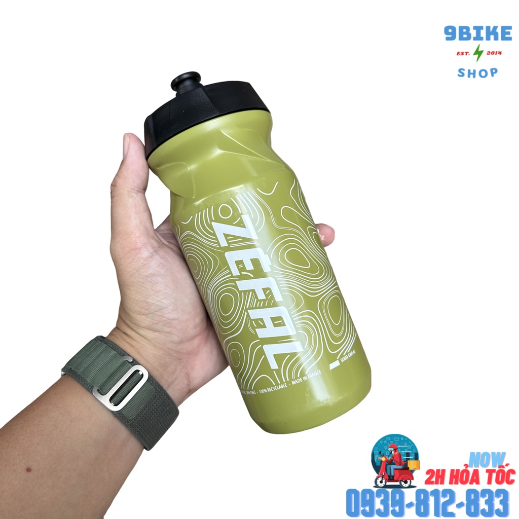 Bình nước xe đạp thể thao Zéfal GRIP65 2023 650ml | Shopee Việt Nam
