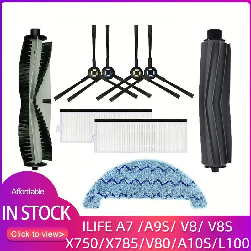 ILIFE A7 A9S V8 V8s X750 X785 V80 A10S L100 Phụ kiện Robot hút bụi Bàn chải chính Bàn chải cao ...