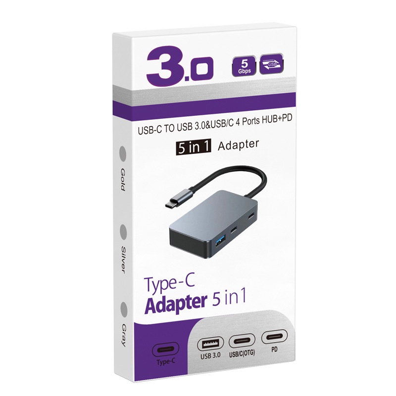 Dây Cáp hub Chia Cổng usb type-c3.0 Cho Điện Thoại / notebook | Shopee ...