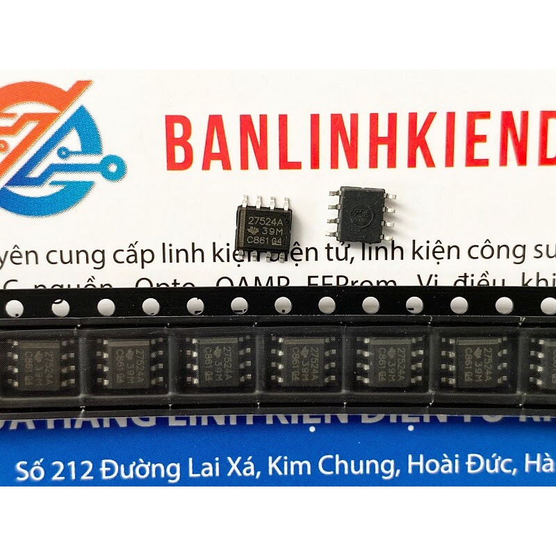 [Combo 3 chiếc] 27524A UCC27524A IC điều khiển SOP-8 | Shopee Việt Nam