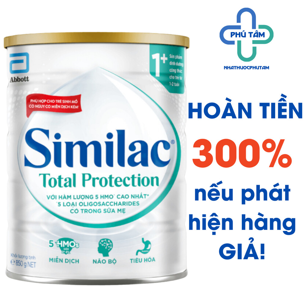 Sữa Similac Total Protection S3/1+ 850g (dành cho bé 1-2 tuổi) | Shopee ...