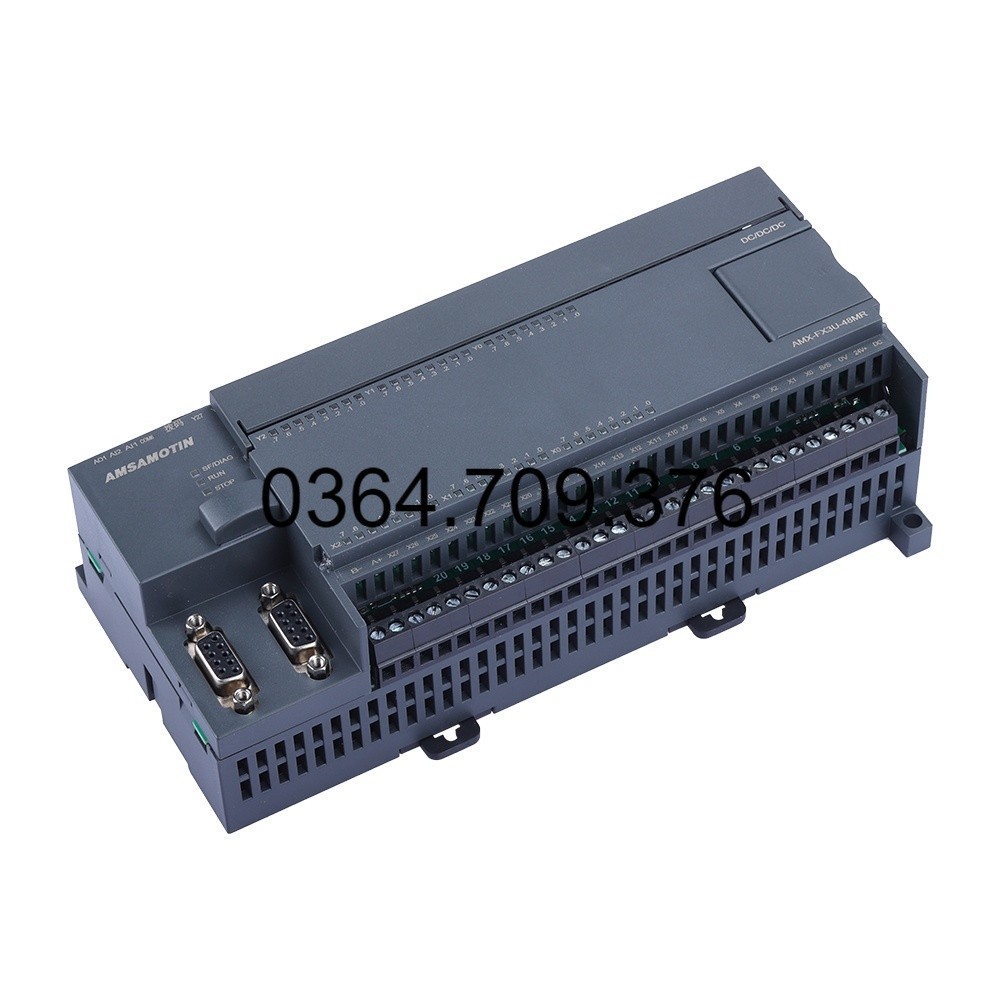 YY FX3U-48MR thay thế Melsec fx2n PLC 2AI/1ao 24di/24do modbus chức ...