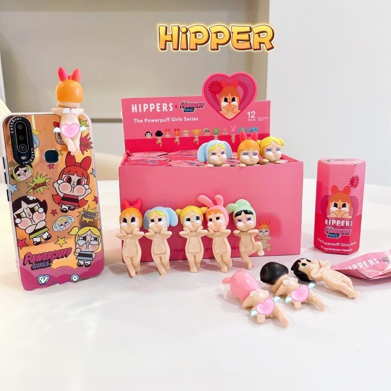 Hộp mù Sonny Angel Powerpuff Hippers Trang trí điện thoại hình Mini ...
