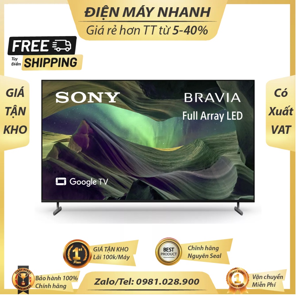 Smart Tivi 4K Sony KD-65X85L 65 inch Google TV - Mới 100% CBX | Shopee ...