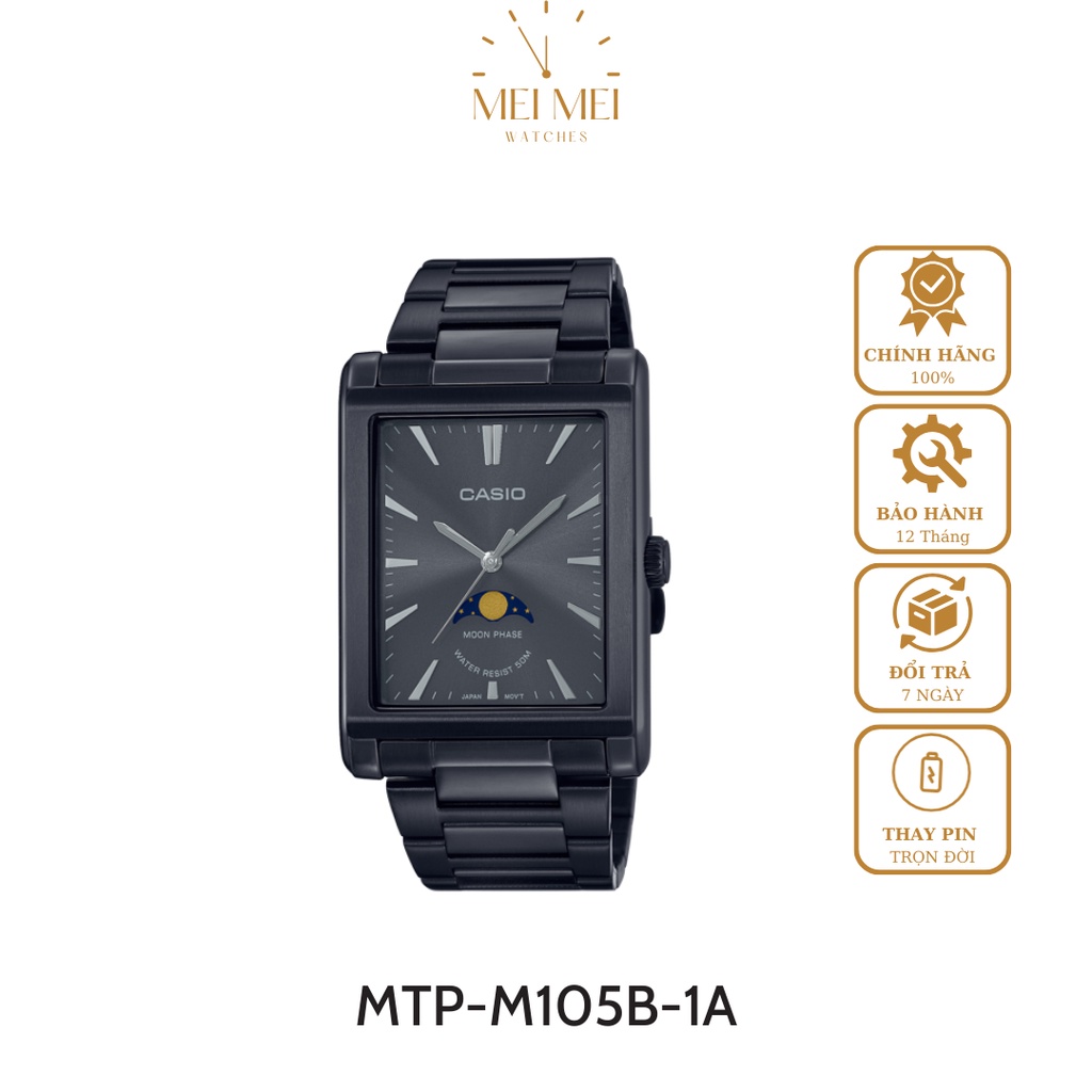 Đồng Hồ Nam Casio MEIMEIWATCHES MTP-M105B-1A Dây Thép Mặt Số 33mm Hiển ...