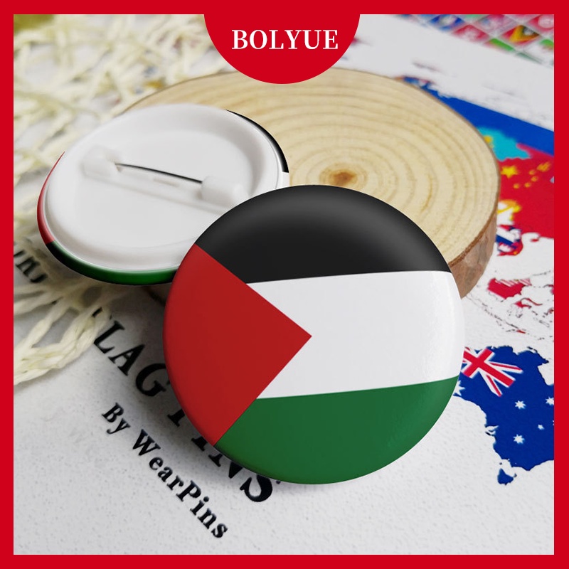 Palestine Flag Pin Tinplate Brooch Pins | Shopee Việt Nam