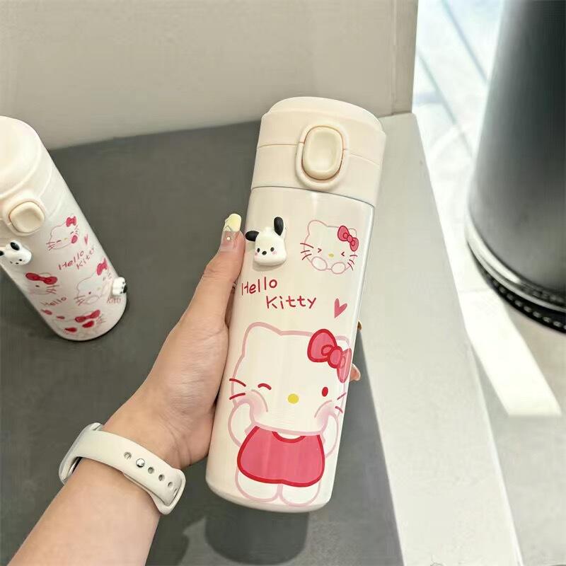 SANRIO Kuromi Bình Nước Giữ Nhiệt Bằng Thép Không Gỉ 304 420ml Hình hello Kitty Đáng Yêu ...