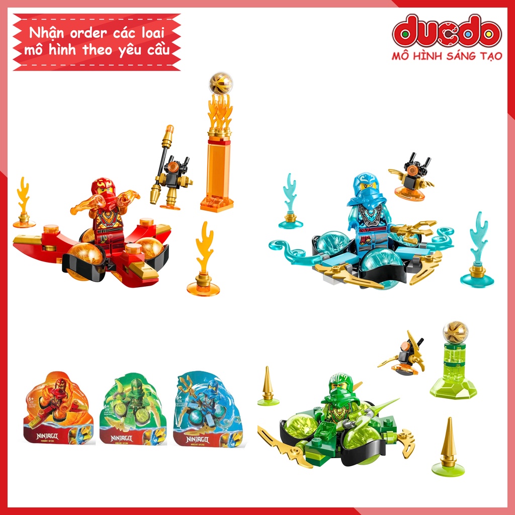 888 889 890 Lắp ghép Ninjago Con Quay Lốc Xoáy - Xếp hình Mô hình Ninja ...