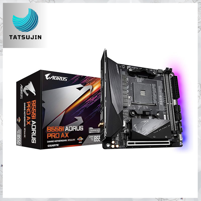 GIGABYTE B550I AORUS PRO AX Mini ITX Motherboard with AMD B550 Chipset ...