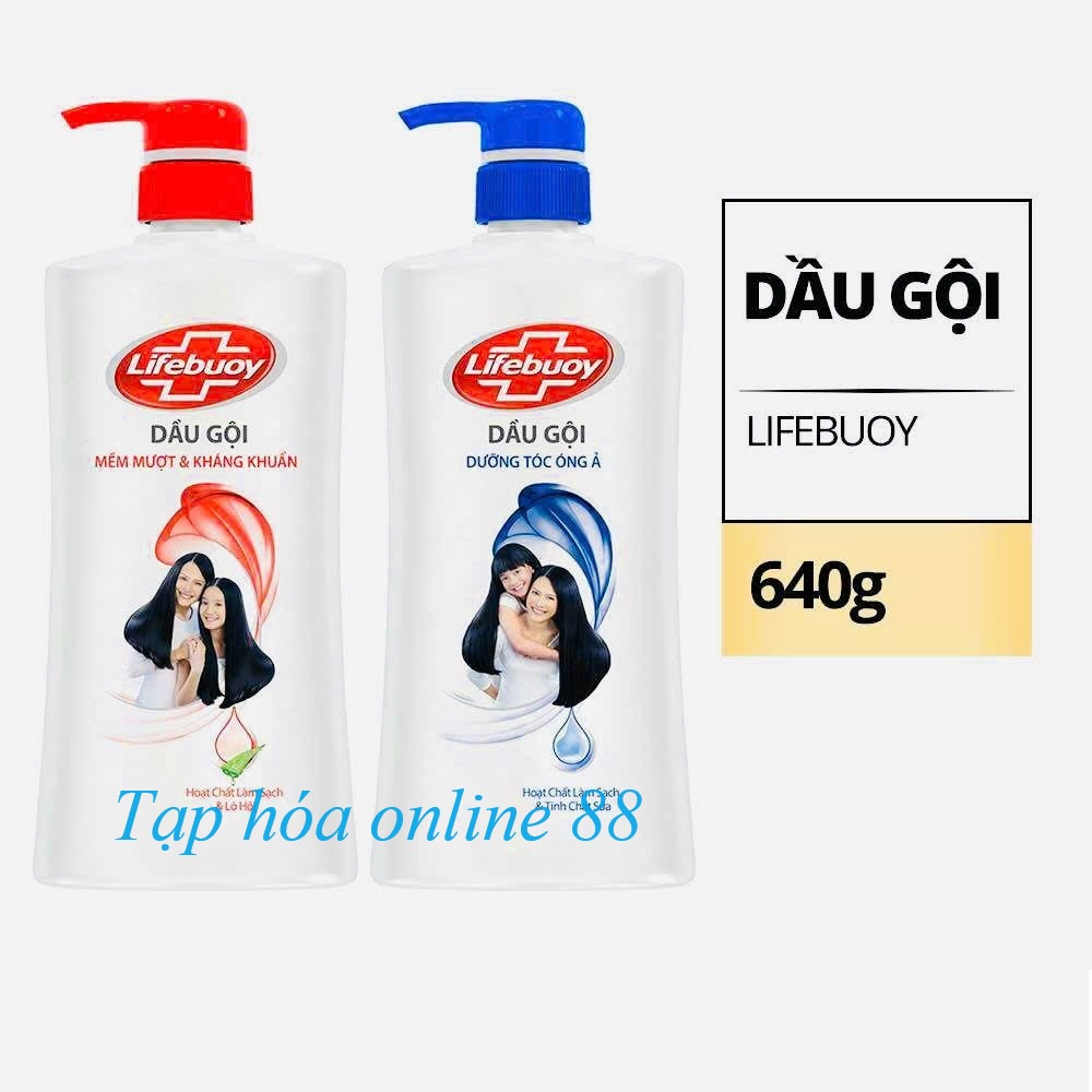 Dầu gội Lifebuoy chai 640g giúp tóc óng ả và mềm mượt | Shopee Việt Nam