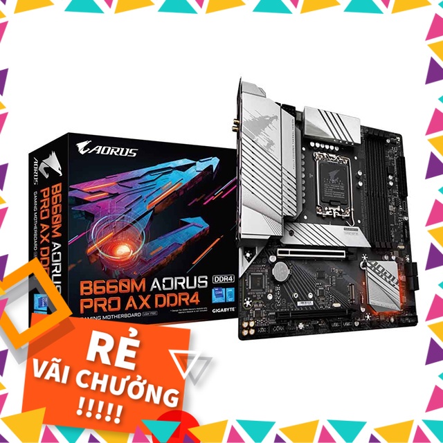 Mainboard Gigabyte B660M AORUS PRO AX (Intel B660, LGA 1700, m-ATX, 4 ...