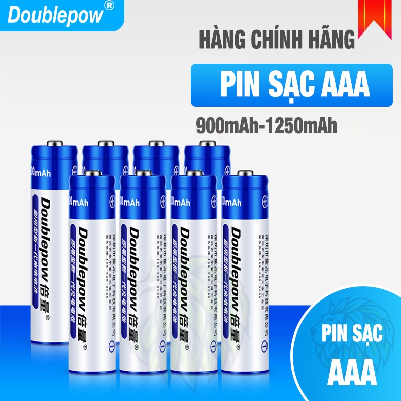 Pin sạc AAA Doublepow, pin tiểu sạc aaa pin đũa, hiệu năng cao, an toàn ...