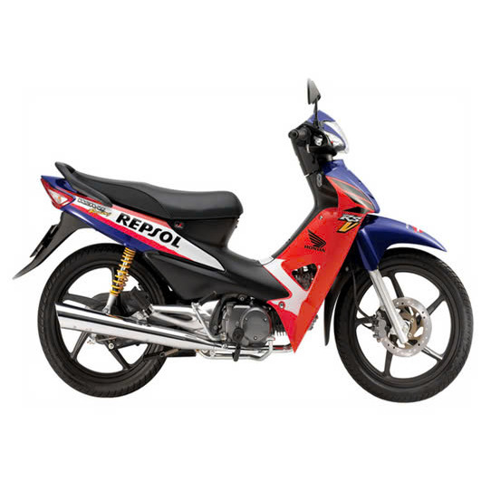 Ốp sườn bên trái Wave RS 100 tem Repsol năm 2006 *PB373M ...