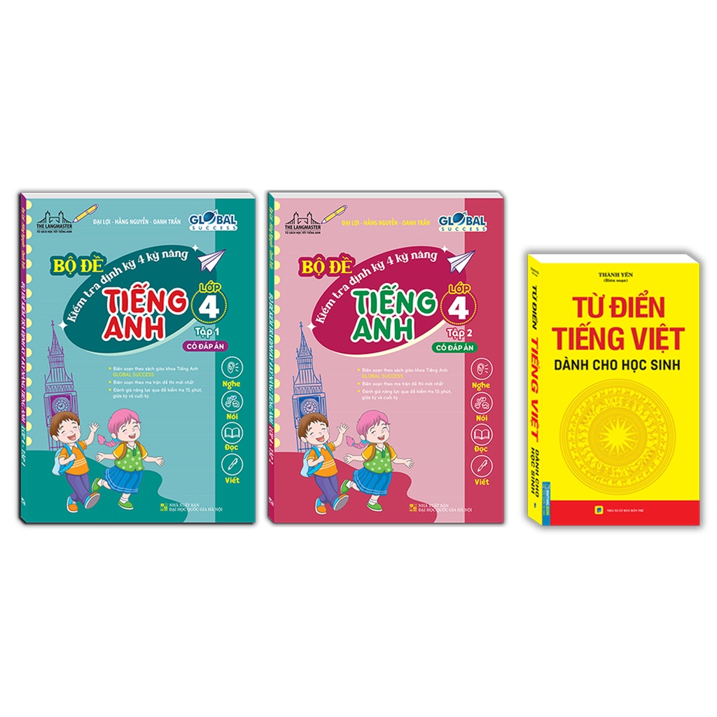 Sách - Combo 2c - GLOBAL SUCCESS - BỘ ĐỀ KIỂM TRA ĐỊNH KỲ 4 KỸ NĂNG ...