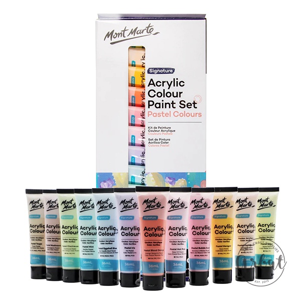 [ARBAT] Set màu acrylic Mont Marte 36ml | Shopee Việt Nam