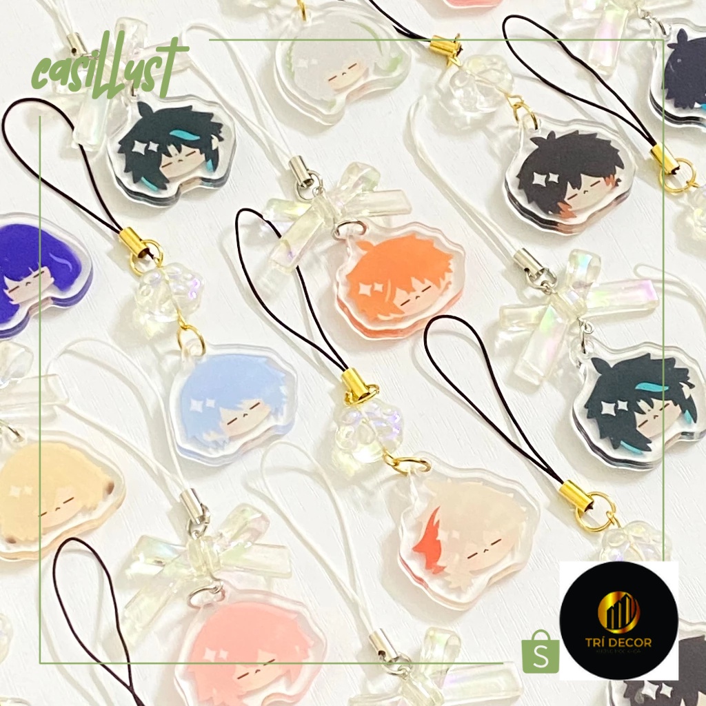 [MUA 2 TẶNG 1] Móc khóa/keychain Genshin Impact (đọc kĩ mô tả) | Shopee ...