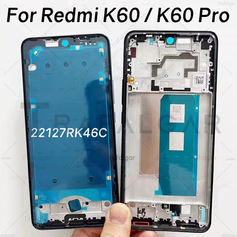 Khung LCD nhà ở phía trước cho Xiaomi Redmi K60 Pro 22127RK46C Thay thế ...